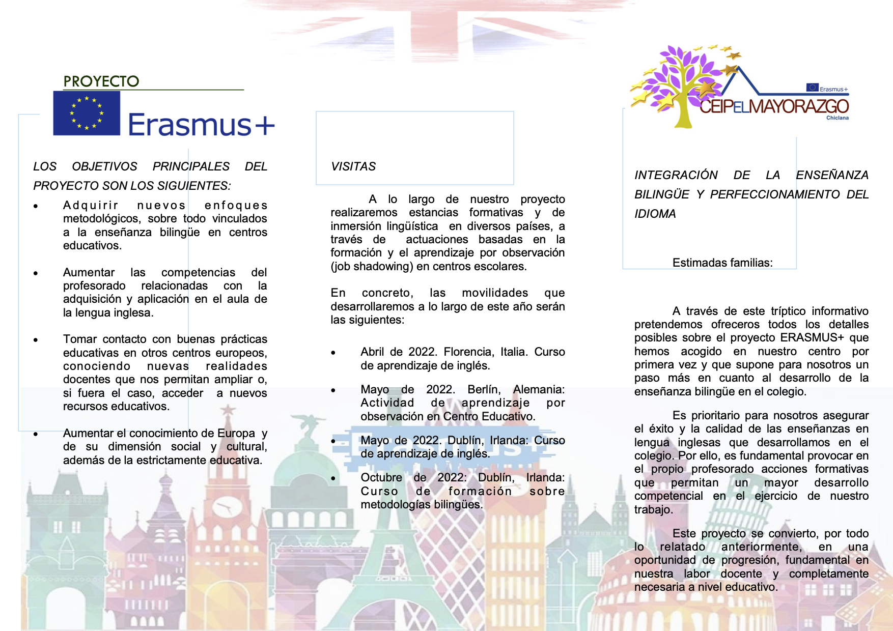 Erasmus+ - CEIP EL MAYORAZGO